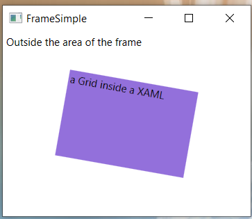 Wpf Frame Begincodingnow